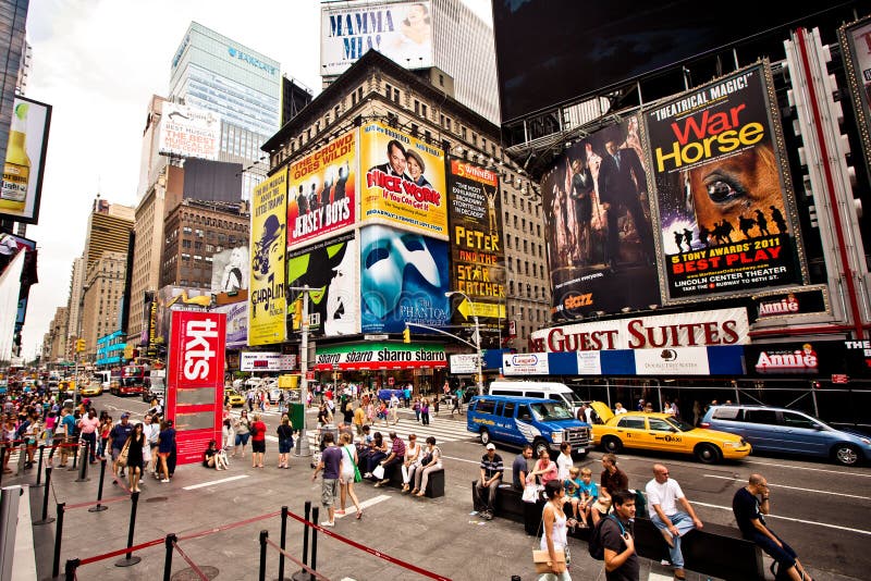 Times Square is an Iconicplace of New York City an Editorial Stock ...