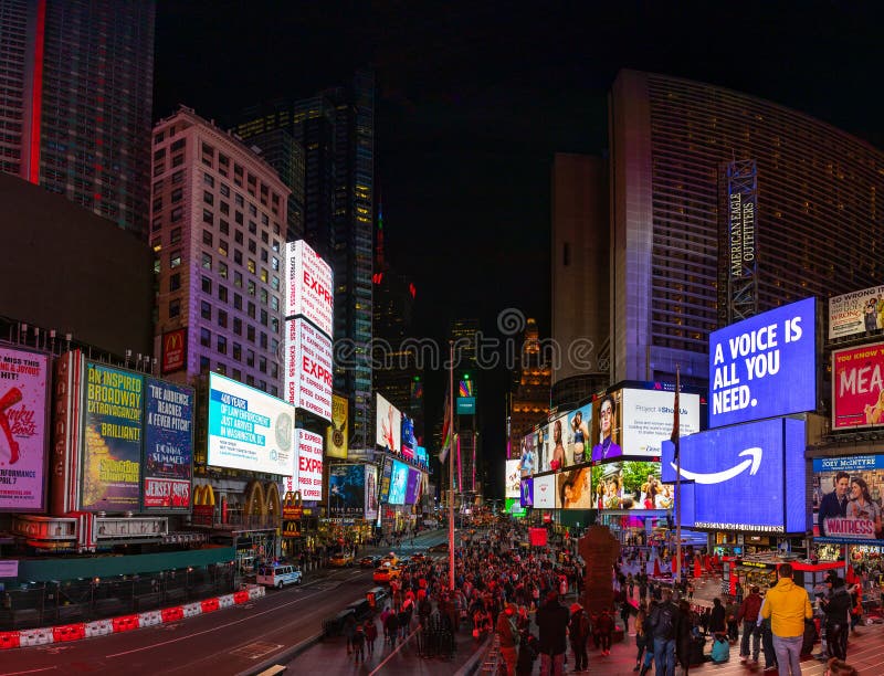 Times Square II editorial image. Image of square, city - 146390800