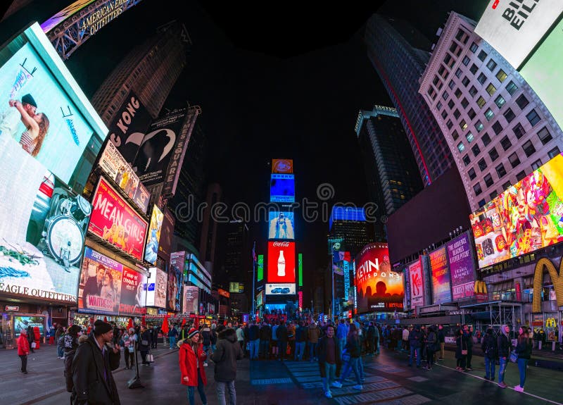 Times Square III editorial photo. Image of lights, colorful - 146390886
