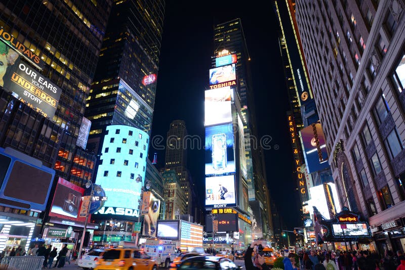 Times Square, Nova Iorque, EUA Imagem de Stock Editorial - Imagem de ...