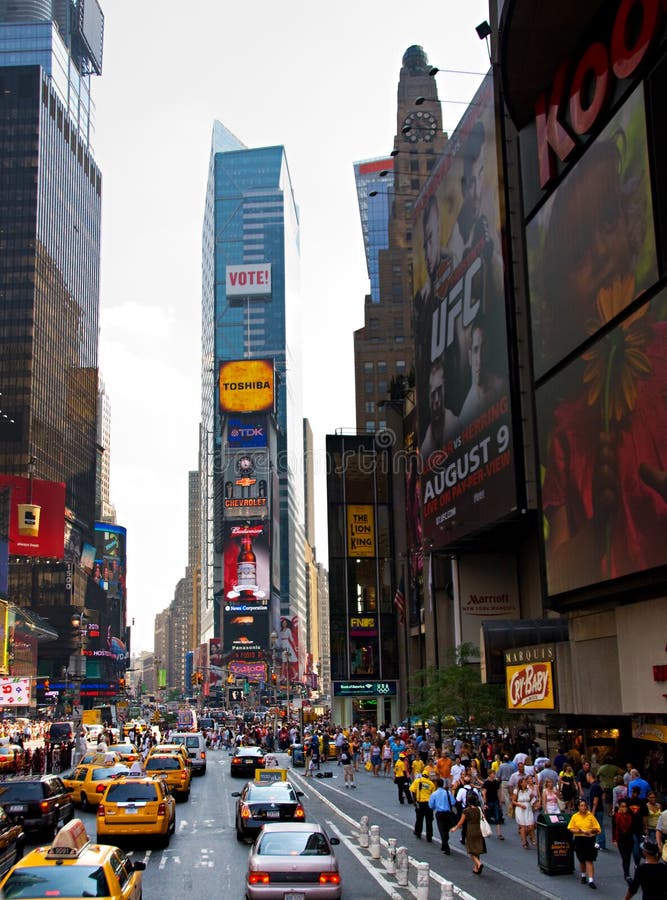 Times Square, New York City Editorial Image - Image of york, landmark ...