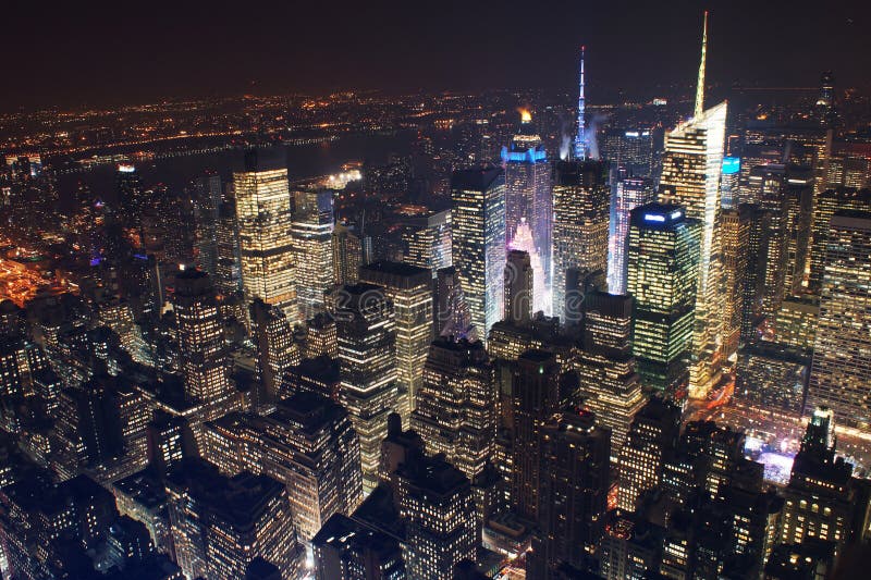 Times Square New york city editorial photography. Image of panorama ...