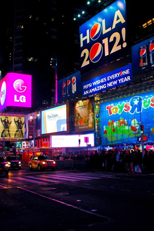 Welcome To Times Square Sign in Midtown Manhattan, New York City ...