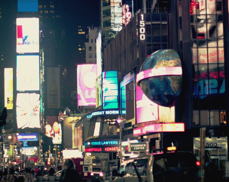 Times Square - NYC editorial photo. Image of alone, early - 74842096