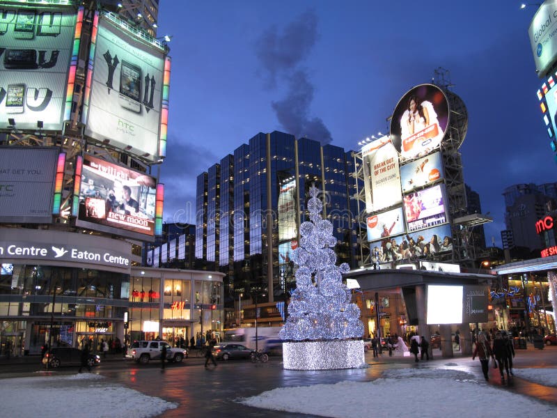 Times Square of Toronto editorial photography. Image of canada - 12963007