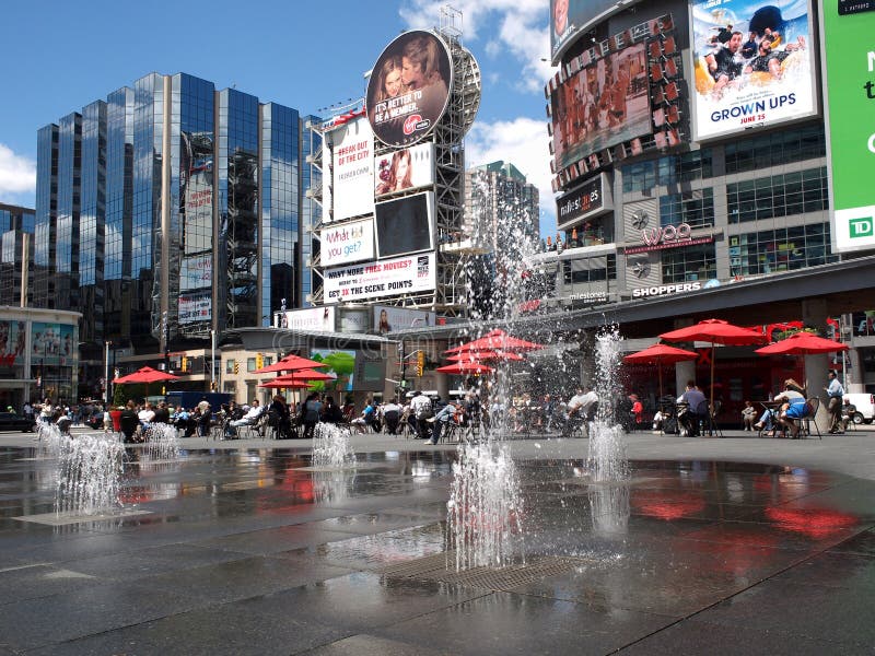Times Square of Toronto editorial stock image. Image of toronto - 14666009