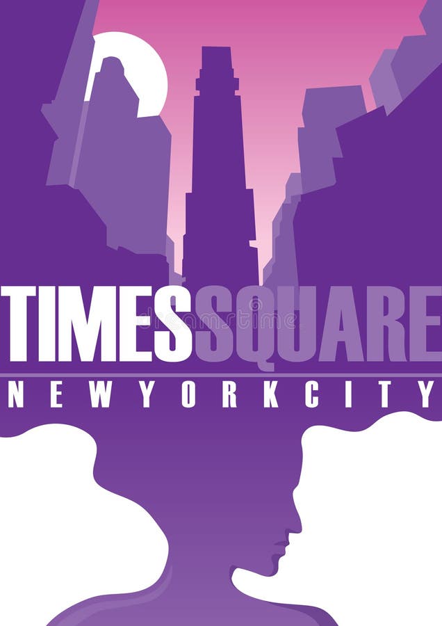 Times Square. Vector Illustration Decorative Design Stock Vector ...