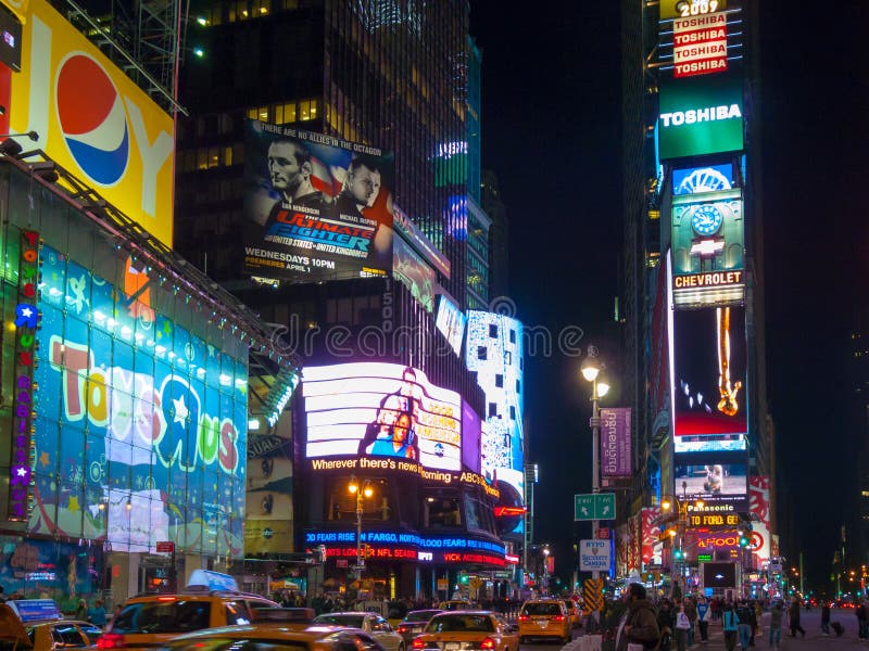 Times Square editorial stock photo. Image of architecture - 32389603