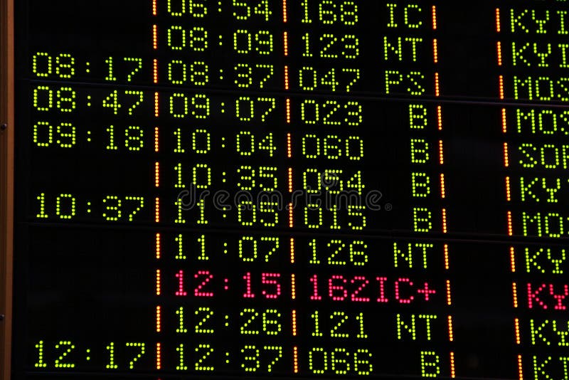 Timetable stock image. Image of checkin, direction, number - 31297095