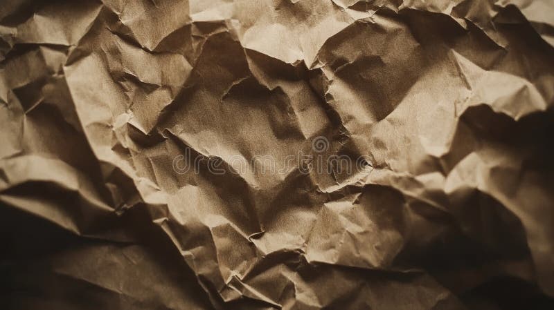 A Timeworn, Folded Parchment Texture with Earthy Tones and a Rustic ...