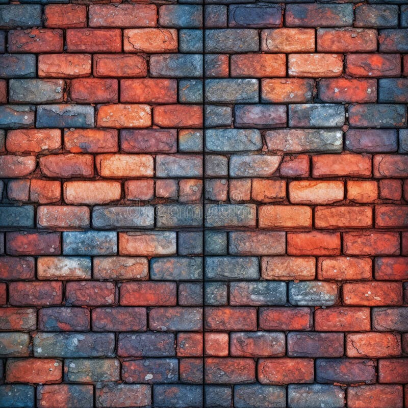 Timeworn Old Brick Wall Pattern Texture Stock Illustration ...