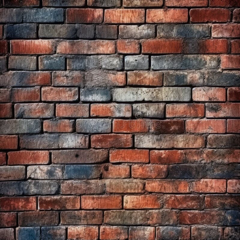 Timeworn Old Brick Wall Pattern Texture Stock Illustration ...