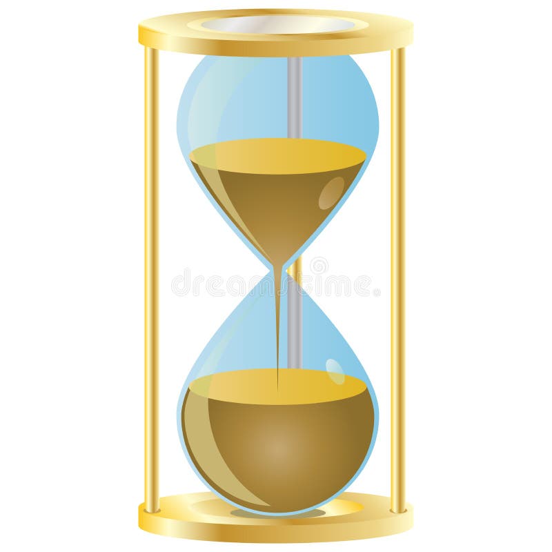 Timglas vektor illustrationer. Illustration av dyrt, isolerat - 10439840