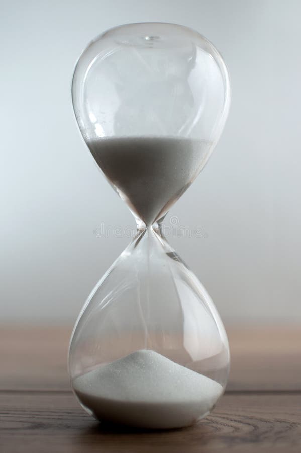 Timglas fotografering för bildbyråer. Bild av stopptid - 125256799