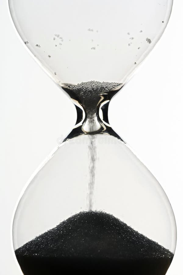 Gammalt timglas fotografering för bildbyråer. Bild av nedr - 23558165
