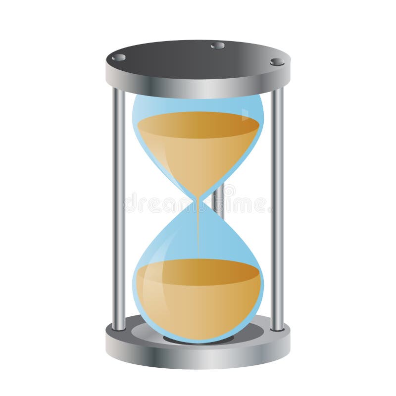 Timglas vektor illustrationer. Illustration av dyrt, isolerat - 10439840