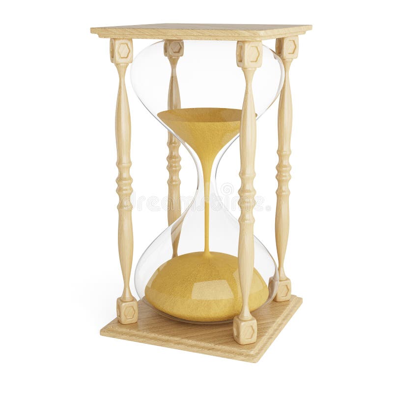 Timglas stock illustrationer. Illustration av klocka - 41327327