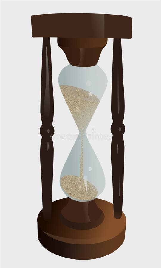 Timglas vektor illustrationer. Illustration av klocka - 36103336
