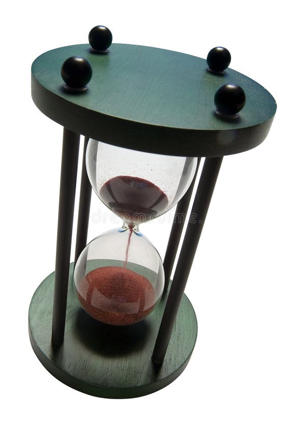 Timglas fotografering för bildbyråer. Bild av timglas, svart - 439507