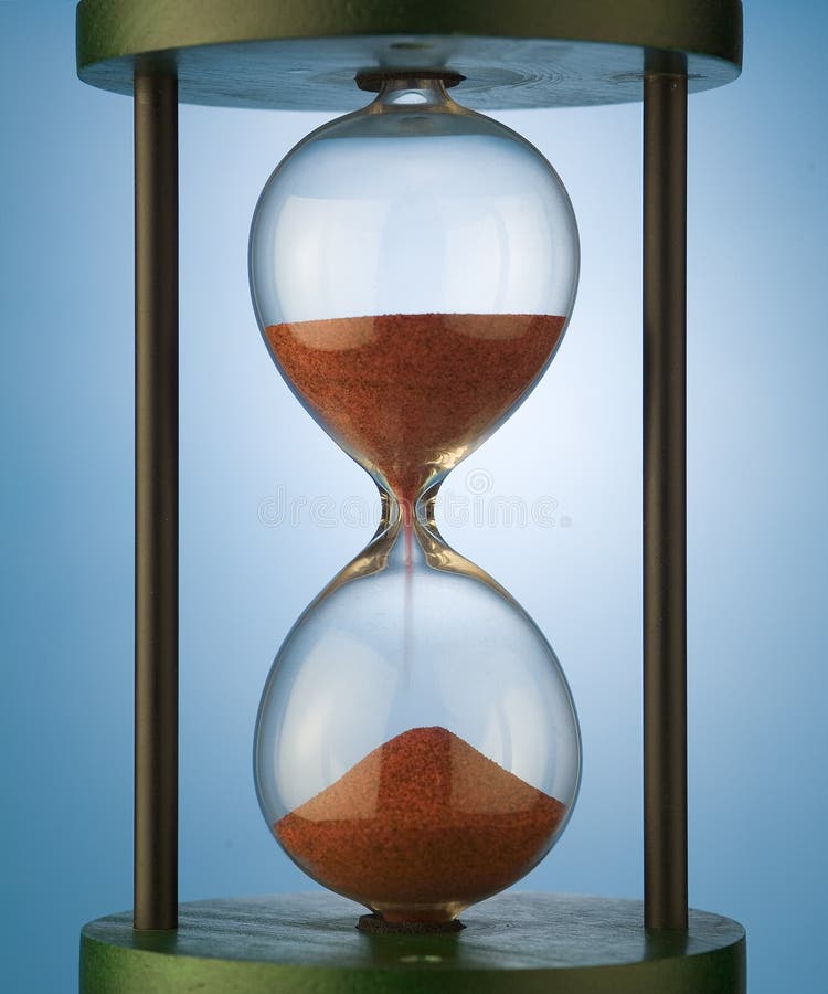 Timglas fotografering för bildbyråer. Bild av timglas, svart - 439507