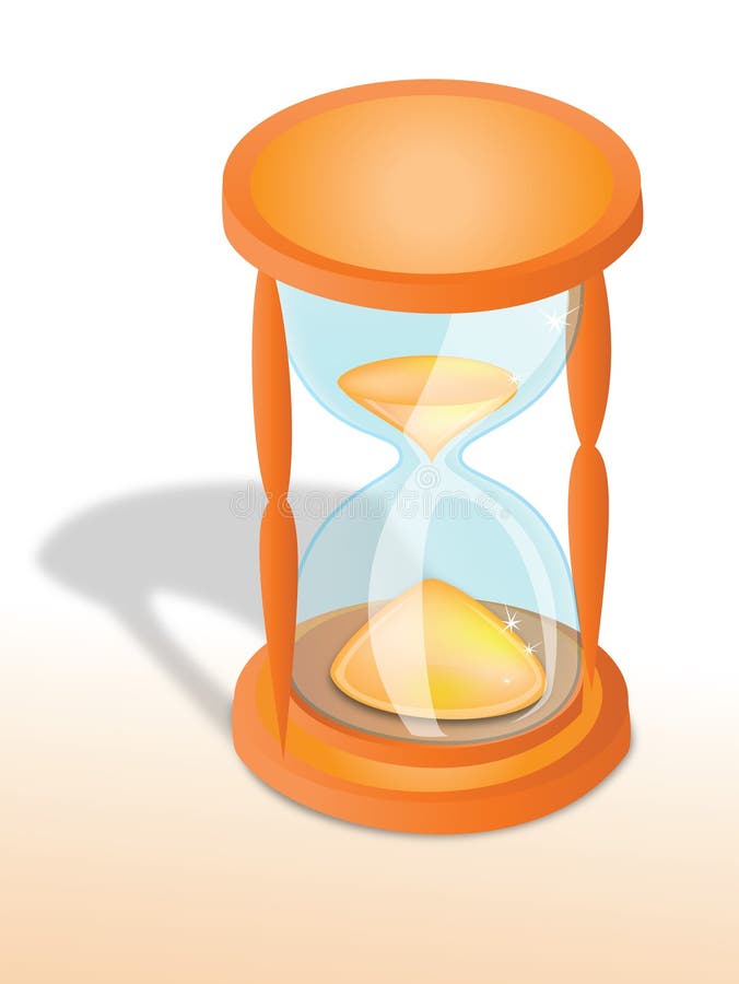 Timglas vektor illustrationer. Illustration av klocka - 5334488
