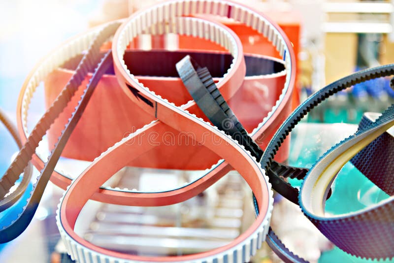 Timing Belt for Motor in Store Stock Image - Image of tool, replacement ...