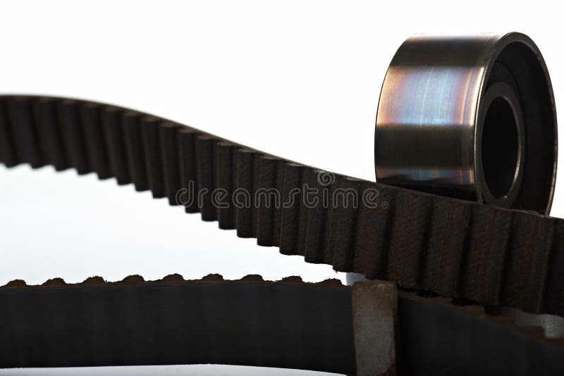 Timing Belt with Used Teeth Stock Photo - Image of motor, belt: 77522920