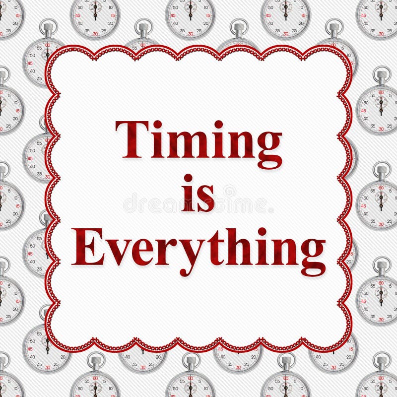 Timing Everything Stock Illustrations – 84 Timing Everything Stock ...