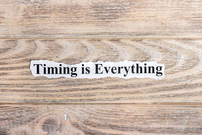 Timing is everything stock photo. Image of concept, vintage - 45176210