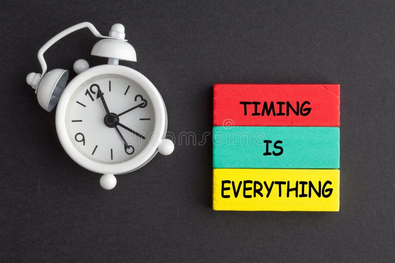 Timing is Everything stock photo. Image of destiny, importance - 260548616