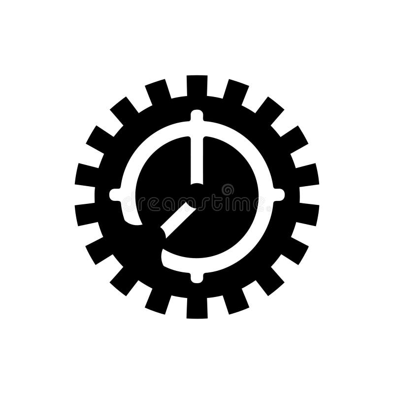 Timing gear icon stock vector. Illustration of design - 306213851