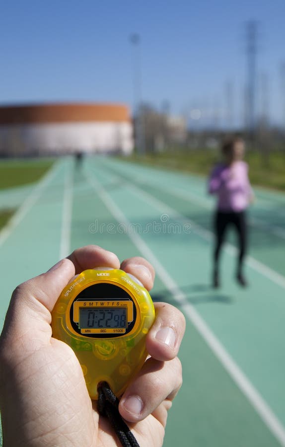 Girl running stock photo. Image of digital, record, excel - 30273124