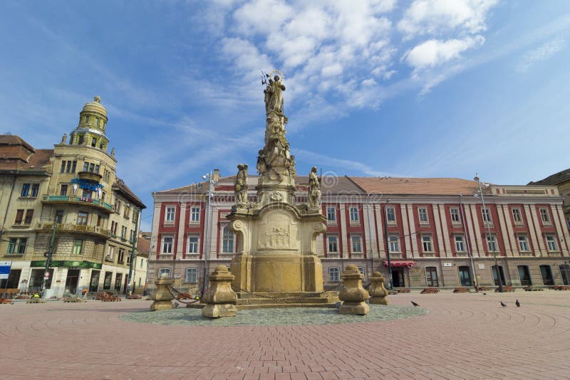 Timisoara the Liberty Square Editorial Stock Photo - Image of tourism ...