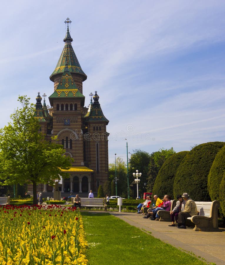 TIMISOARA, ROMANIA - the Timisoara Orthodox Cathedral Editorial Photo ...