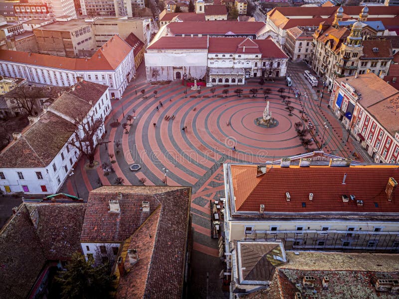 Timisoara, Romania stock image. Image of travel, statue - 274856227