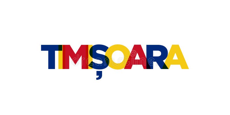 Timisoara in the Romania Emblem. the Design Features a Geometric Style, Vector Illustration with ...