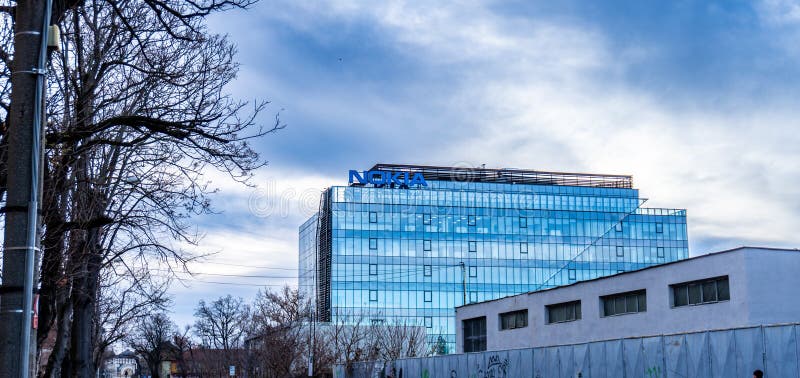 Main Office Entrance Modern Style with Symbols Stock Image - Image of ...