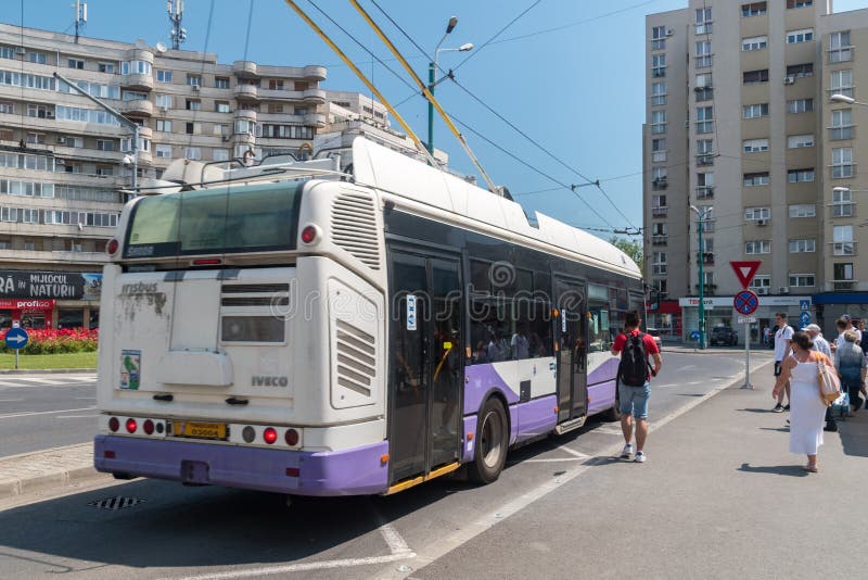 City Trolleybus in Timisoara Editorial Photo - Image of urban ...