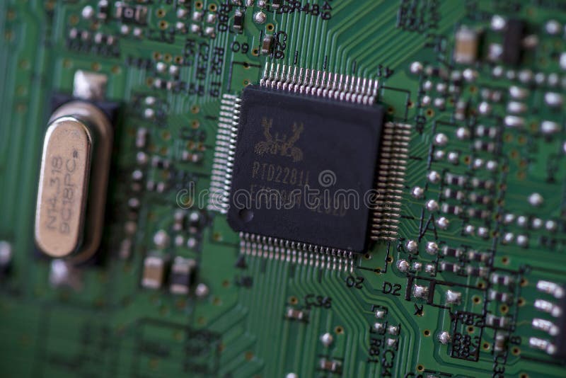 Close-up of a Microprocessor Editorial Photo - Image of programming ...