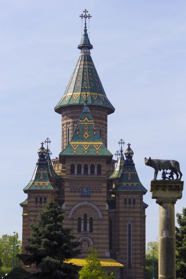 Timisoara View of Orthodox Cathedral Editorial Photography - Image of ...