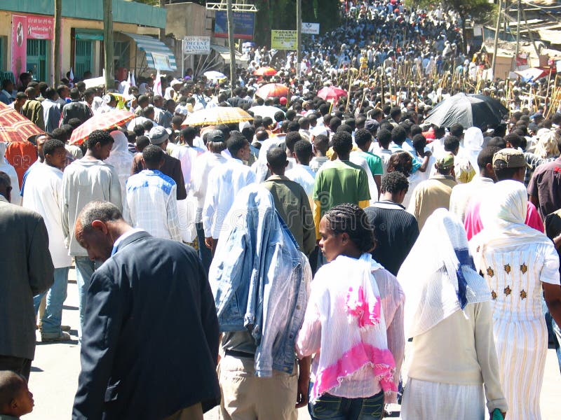 Priests Carrying the Tabot during Timket Editorial Stock Photo - Image ...