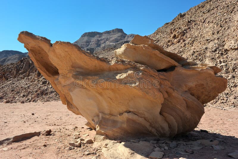 Timna National Park stock image. Image of mushroom, stone - 19226529