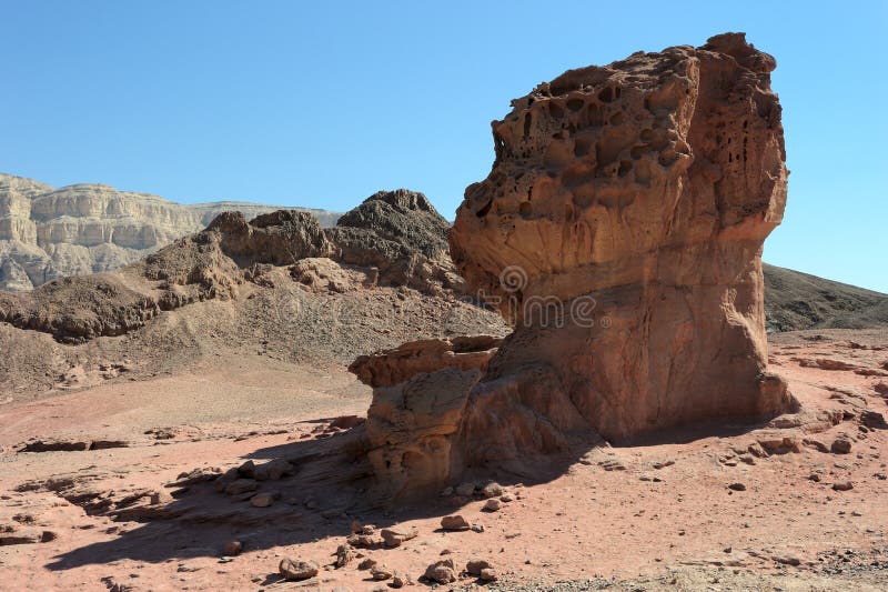 Timna National Park stock photo. Image of rocks, east - 21032492