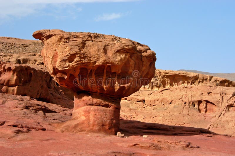The Mushroom Rock stock image. Image of sandstone, desert - 14585879