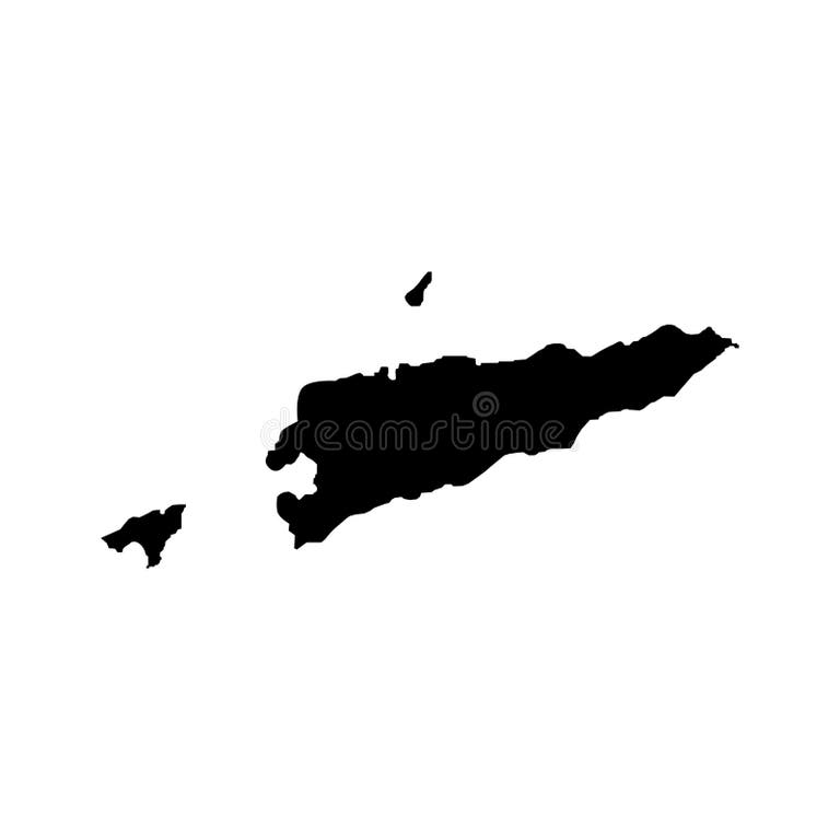 Timor Leste map icon stock vector. Illustration of east - 333169783