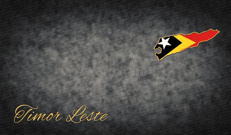 Timor Leste Symbols, Map of Timor Leste Stock Image - Image of ...