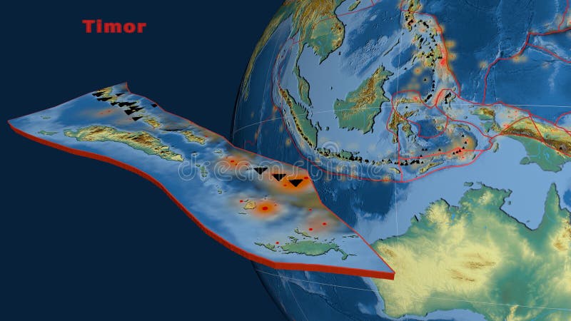 Timor Plate Described and Presented - Relief Stock Illustration ...