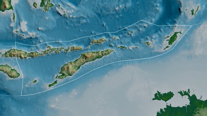 Timor Tectonic Plate. Wiki Map Stock Illustration - Illustration of ...