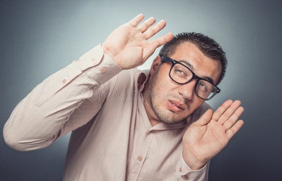 Timore e preoccupazione fotografia stock. Immagine di timore - 54342928