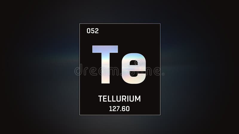 Tin As Element 50 of the Periodic Table 3D Illustration on Grey ...